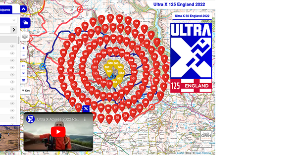 Ultra X 125 England 2022 | Open Tracking