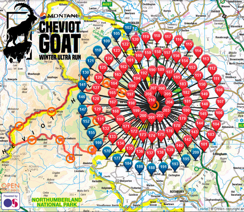 Montane Cheviot Goat 2017 - Event Tracking