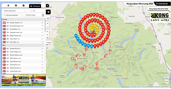 Kong Lakes Ultra Long 2023 | Open Tracking