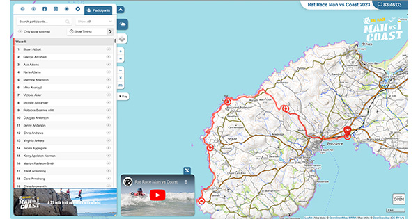Rat Race Man vs Coast 2023 | Open Tracking