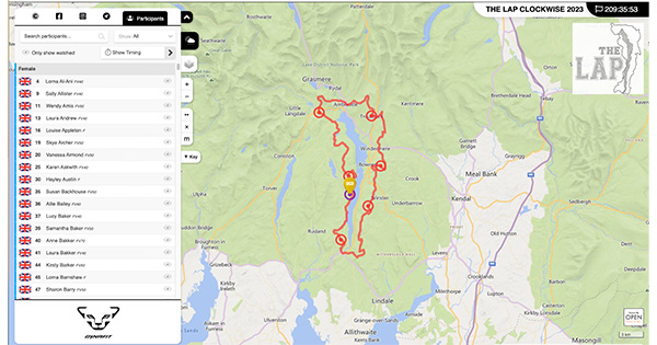 THE LAP CLOCKWISE 2023 | Open Tracking